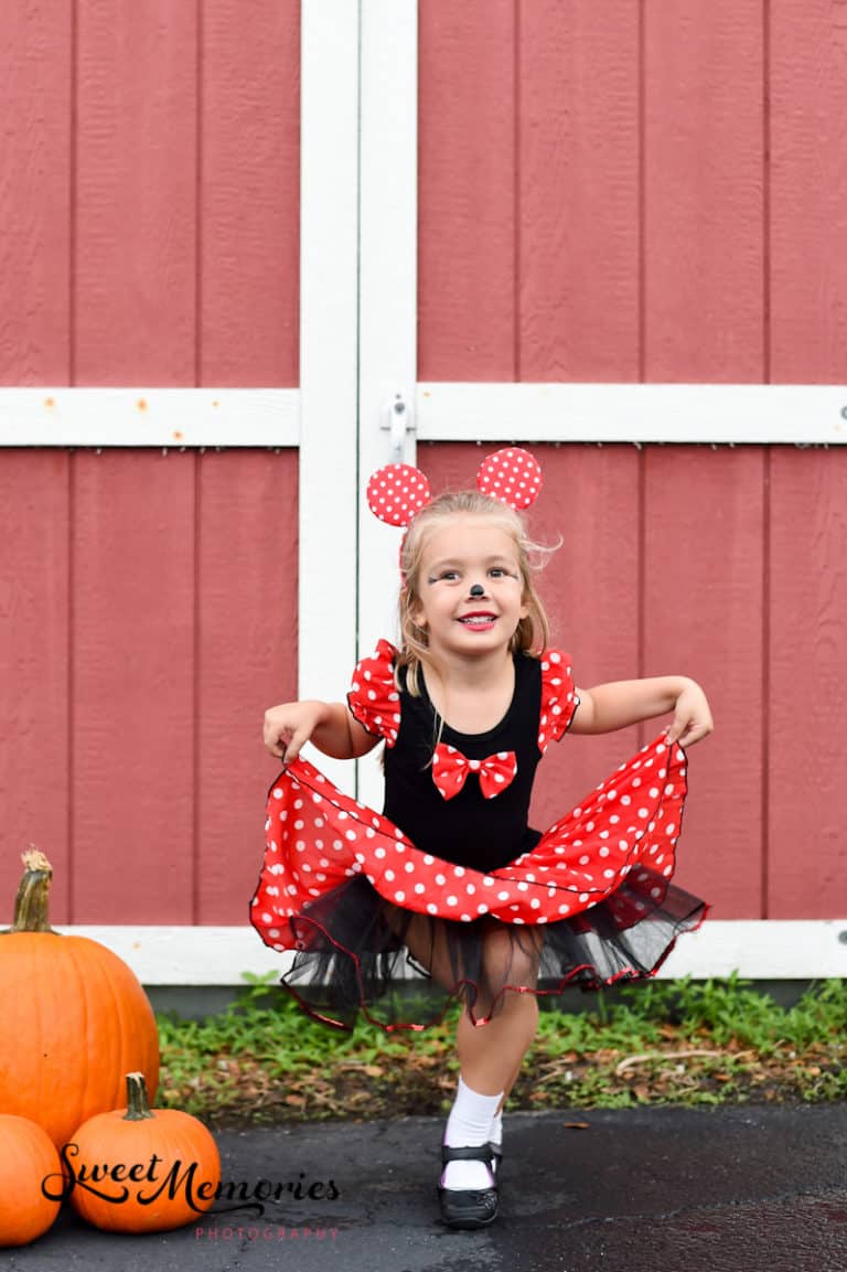 Mickey and Minnie Mouse Halloween Photoshoot in Delray Beach