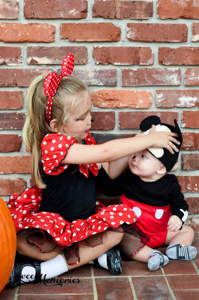 Mickey and Minnie Mouse Halloween Photoshoot in Delray Beach