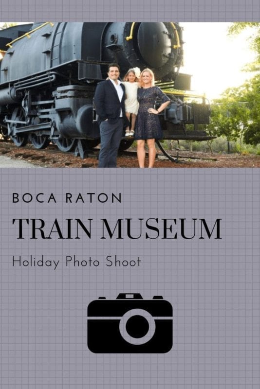 Boca Raton Train Museum Photoshoot for the Holidays